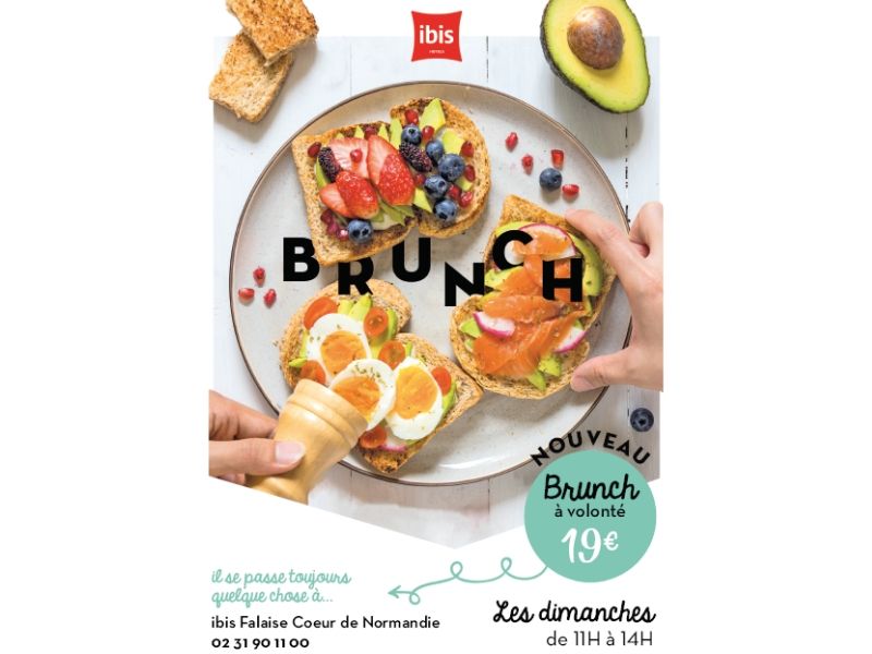 Brunch du dimanche à IBIS Kitchen - Pays de Falaise