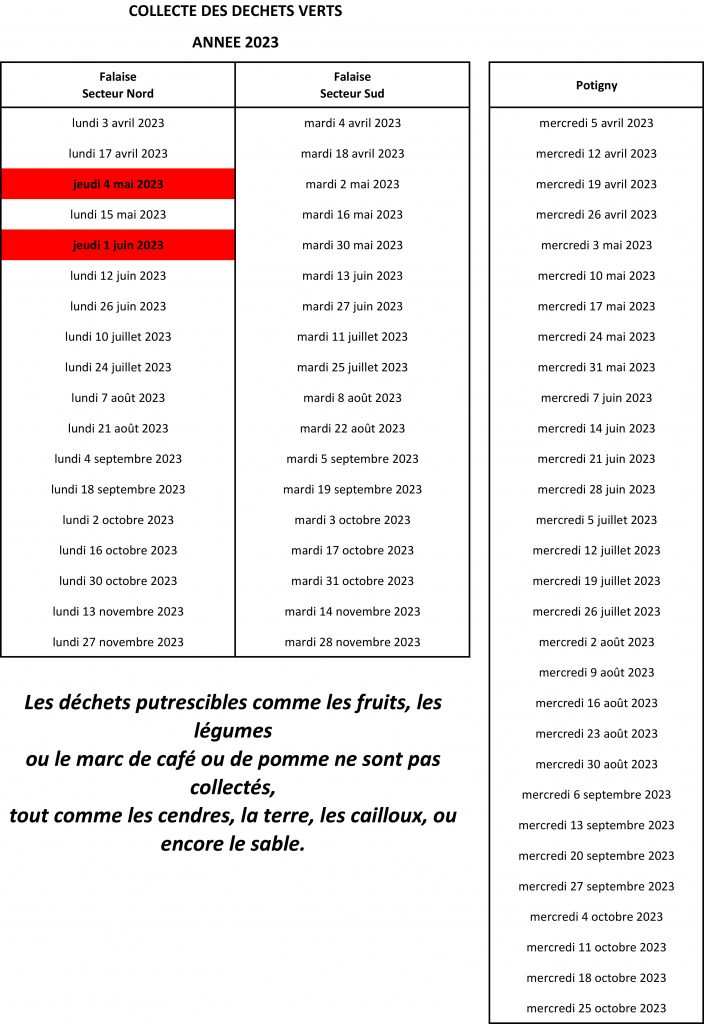 Calendrier-déchets_verts_2023 - Pays de Falaise